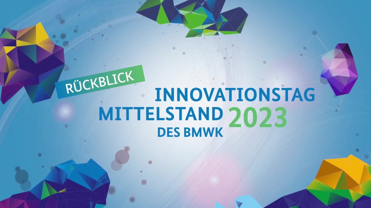 Video-Rückblick: Innovationstag Mittelstand des BMWK 2023 : AiF Projekt ...